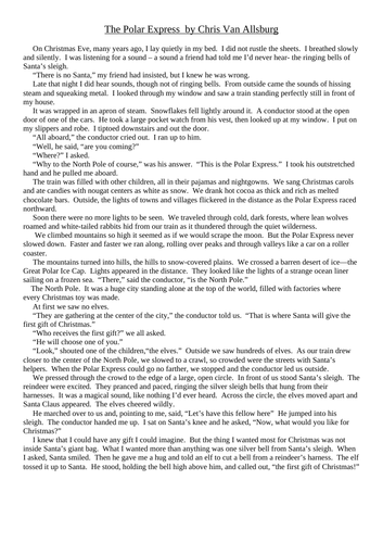 Polar Express Language Technique Lesson | Teaching Resources