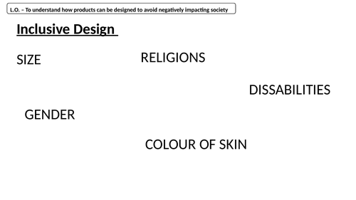 D&T-Social and moral issues in design lesson/ home learning | Teaching ...