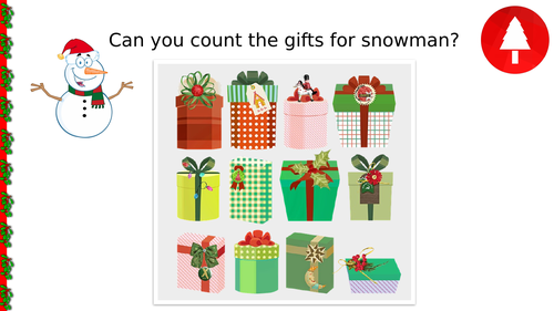 Counting Christmas Presents up to 20 PPT | Teaching Resources