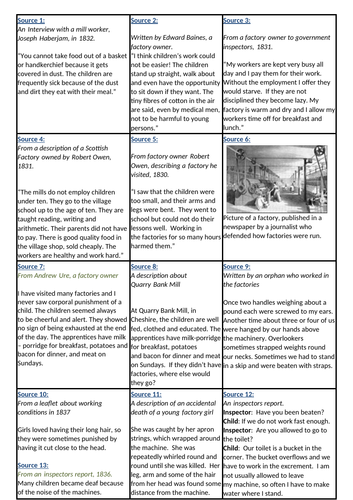 Child Labour during the Industrial Revolution | Teaching Resources