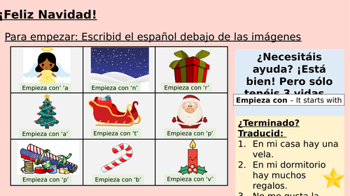 Year 9 Spanish Christmas Lesson | Teaching Resources