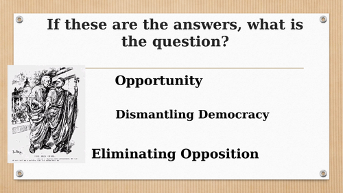 Nazi Germany Economic Policies | Teaching Resources