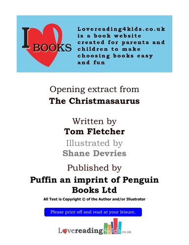 The Christmasaurus - Whole Class Reading Session! | Teaching Resources