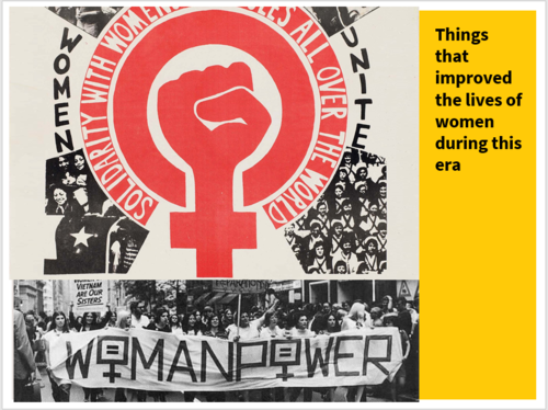 Movements - 11 Modern History - The Second Wave of Feminism | Teaching ...