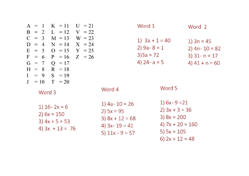Christmas Maths Mixed Questions Anagram Puzzle Worksheets | Teaching ...