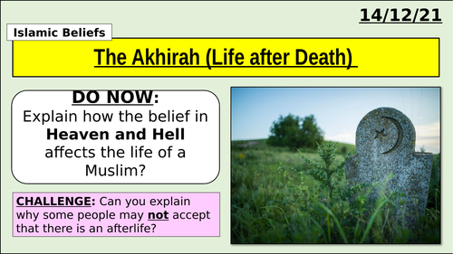 GCSE Religious Studies - AKHIRAH: The Afterlife/Life after Death ...