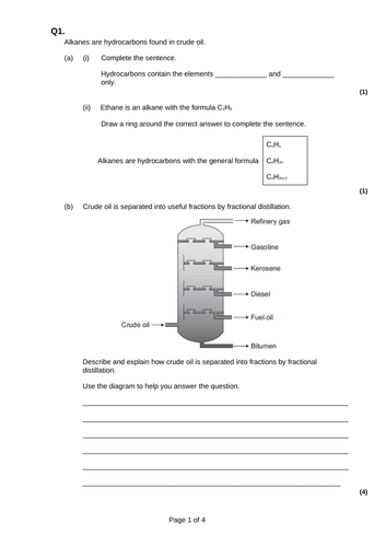 Crude Oil and Fuel Lesson Pack | Teaching Resources