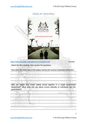 Short Film Study: Questions for 'Utopia' dir. Kosta Nikas | Teaching ...