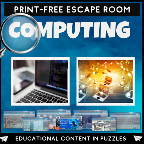 Computing Escape quiz - End of year | Teaching Resources