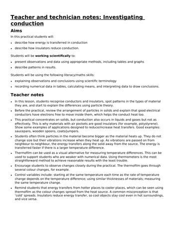 Energy transfer particles KS3 Activate Science | Teaching Resources