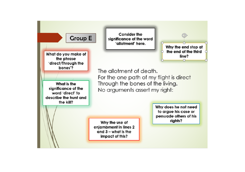 Teaching English: Poetry Unit - Ted Hughes' 'Hawk Roosting' | Teaching ...