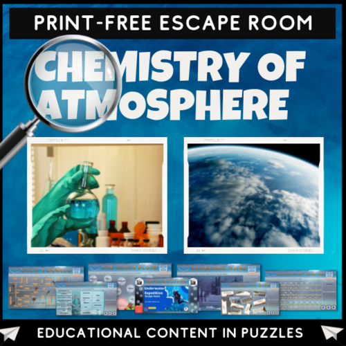 Chemistry Escape Quiz - End of Term | Teaching Resources