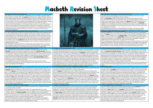 Grade 9 response Macbeth and Lady Macbeth's marriage/relationship | Teaching Resources