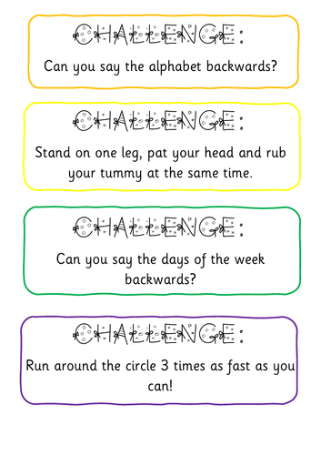 Pass the Parcel Christmas Challenges | Teaching Resources