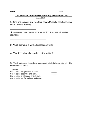 KS2 English Reading Practice SATs Style Papers | Teaching Resources