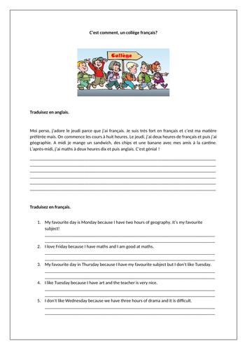 Dynamo 1 - Module 2 - C’est comment, un collège français? - Pages 42 ...