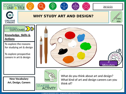 Why Study Art + Design - Options session | Teaching Resources Why Study Art + Design - Options session | Teaching Resources