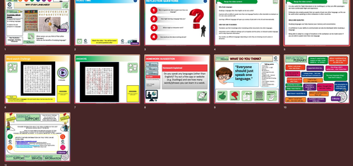 Why Study MFL Languages - Options session | Teaching Resources