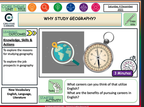 Why study Geography | Teaching Resources