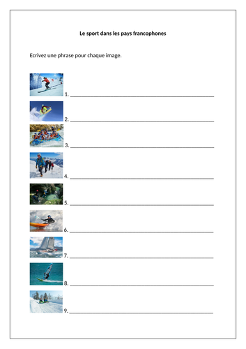 Le sport dans les pays francophones / Sport in French-speaking ...
