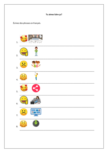 Dynamo 1 - Module 3 - Tu aimes faire ça? - Page 66 - Worksheet ...