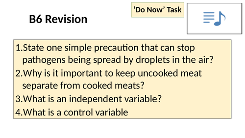 B6 Preventing and Treating Disease Worksheet and Powerpoint | Teaching ...