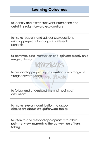 English Functional Skills - Entry Level 3 - Speaking and Listening ...