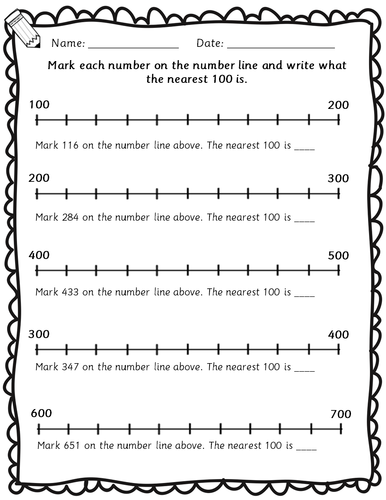Year 3 LKS2 Maths - Rounding to the nearest 10 and 100 | Teaching Resources