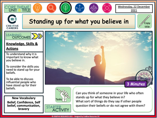 Standing up for your beliefs | Teaching Resources