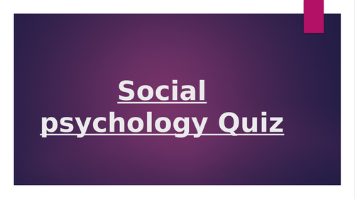 GCSE Social Psychology OCR | Teaching Resources