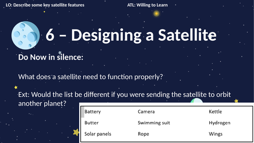 World Space Week 2020 - Satellites | Teaching Resources