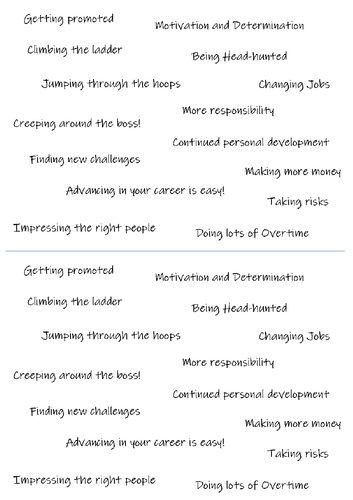 BTEC Level 1 Workskills 2021: Unit 1: Lesson 11 - Career progression ...