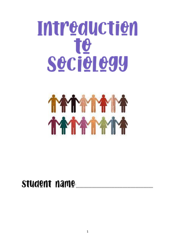 Introduction course to A-Level / GCSE Sociology | Teaching Resources