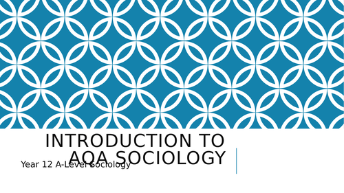 Introduction course to A-Level / GCSE Sociology | Teaching Resources