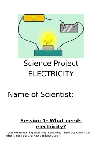 Electricity KS2 STEM Club/Teaching Pack | Teaching Resources