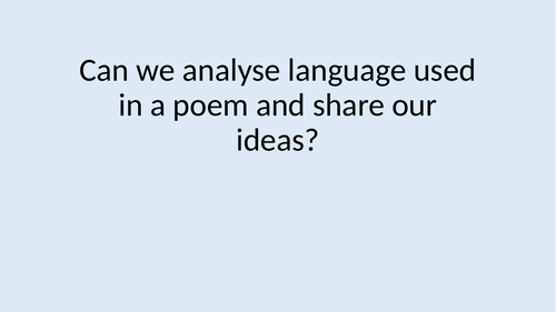 Poetry analysis Seamus Heaney's 'Scaffolding' | Teaching Resources