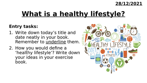 Healthy lifestyle and eating well | Teaching Resources