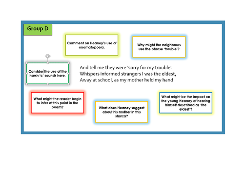 Teaching English: Poetry Unit - Seamus Heaney's 'Mid-Term Break ...