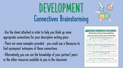Seven Natural Wonders Descriptive Writing Challenge - Lessons 5 and 6 ...
