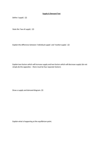 Supply Lesson - Curves, Shifts & The Law of Supply - Full Economics ...