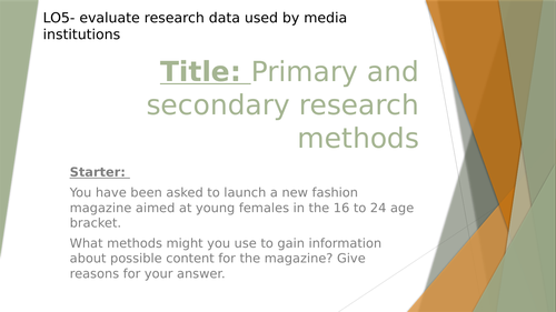 OCR Cambridge Technicals- Digital Media- Unit 1: Media Products and ...