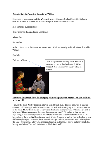 goodnight mister tom | Teaching Resources
