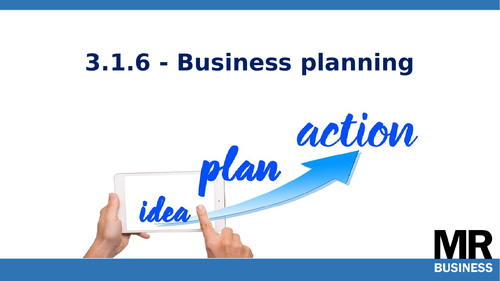 Business Planning - Lesson | Teaching Resources