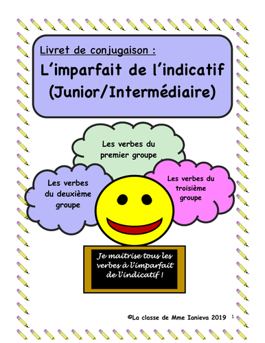 Livret sur l'imparfait de l'indicatif | Teaching Resources