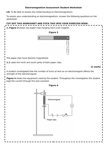 Motor Effect and Induced Magnetism Lessons (GCSE Combined Science ...
