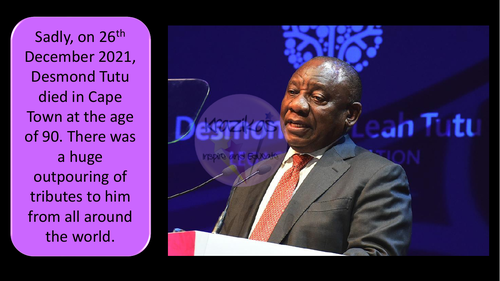 Desmond Tutu | Teaching Resources