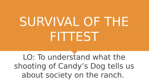 Of Mice and Men: Chapter 3 | Teaching Resources