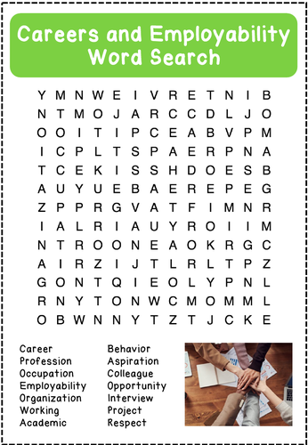 Careers and Employability - Word Search | Teaching Resources