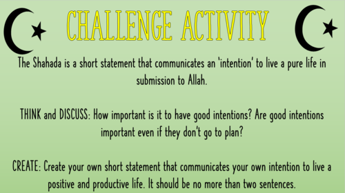 Shahada - The First Pillar of Islam! | Teaching Resources