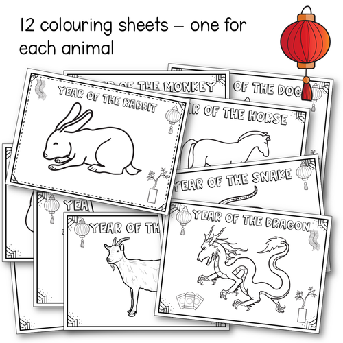 Lunar New Year Crafts Free Printable